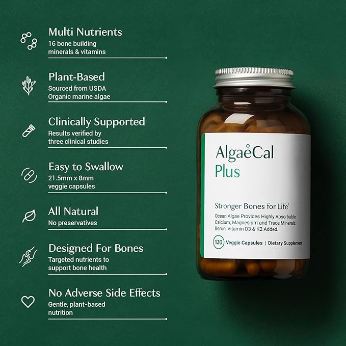AlgaeCal Plus (120 caps) by AlgaeCal – Chambers Supplements
